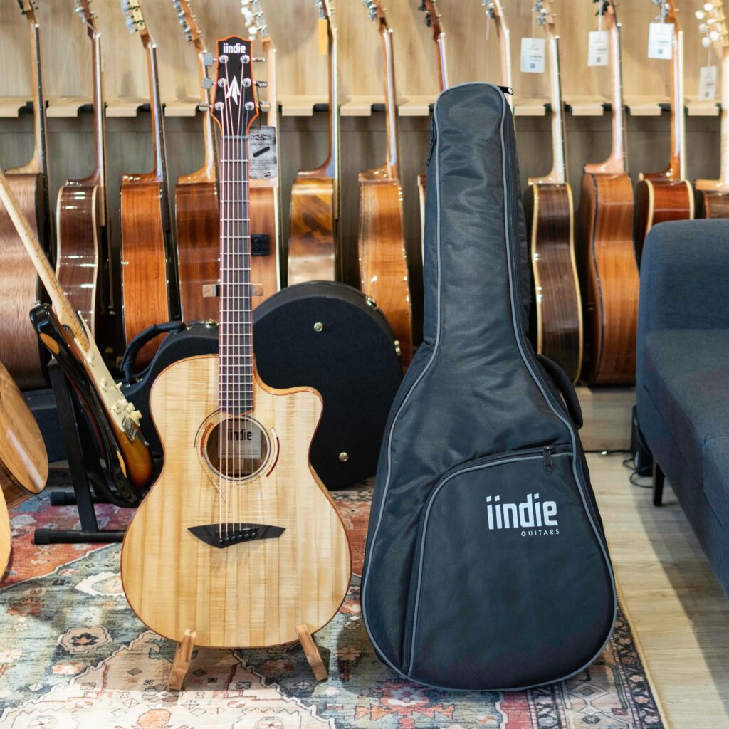 Đàn Guitar Acoustic iindie AT-22C full Koa solid - NGUYENNGOC MUSIC